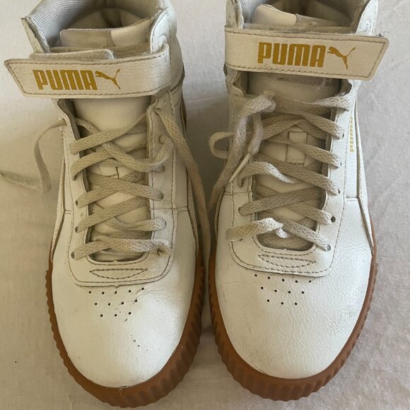 Puma | Shoes | Puma Womens Hightop Athletic Sneakers Size 7 Casual ...